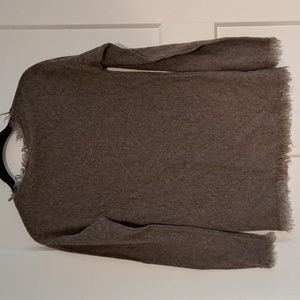 Gentle Herd | Sweaters | Nwt Frayed Edge Woolcashmere Sweater Bistre ...